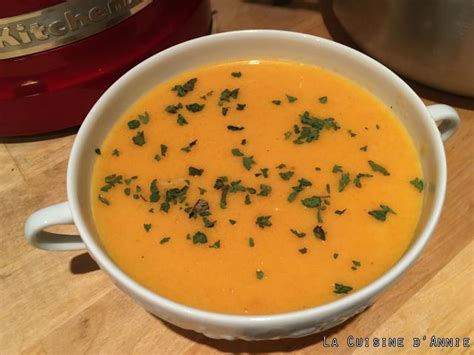 Recette Soupe De Carotte Coco Gingembre La Cuisine Familiale Un