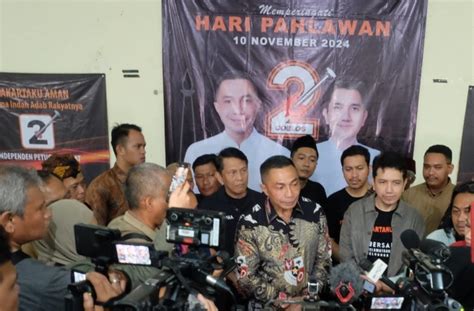 Peringati Hari Pahlawan Cagub Cawagub Jakarta Dharma Pongrekun Dan