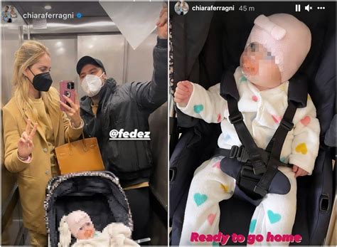 La Figlia Di Chiara Ferragni E Fedez Sta Bene Vittoria Torna A Casa