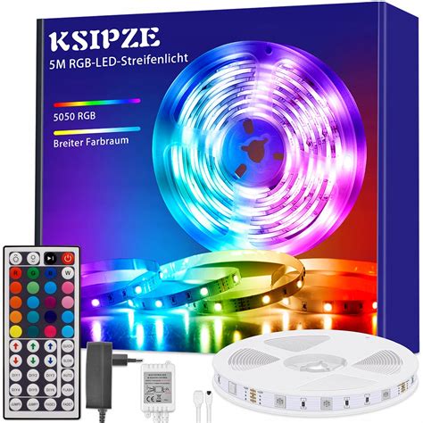 Taśma LED Ksipze 5m z Pilotem RGB ZDALNIE STEROWANA PODŚWIETLENIE PILOT