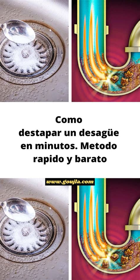 Como destapar un desagüe en minutos Metodo rapido y barato Trucos de