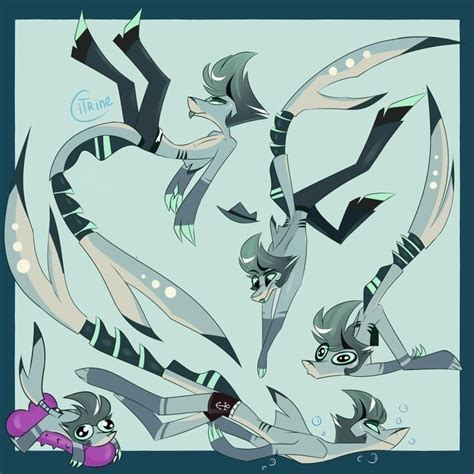 An Image Of Some Cartoon Characters With Different Poses And Body