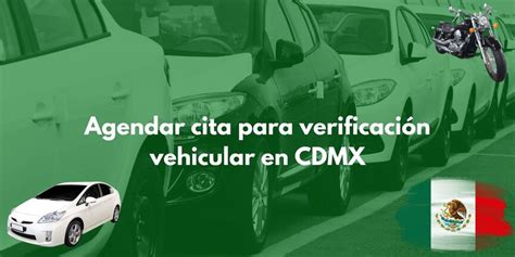 Agendar cita para verificación vehicular en CDMX