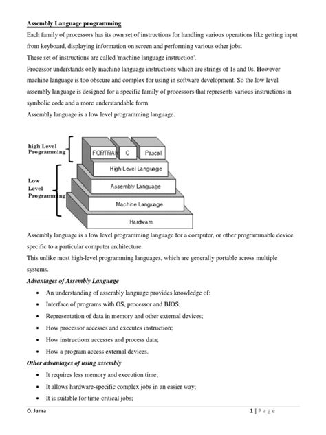 assembly language programming pdf assembly language computer programming