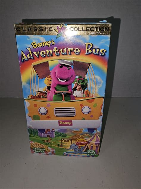 Barney Barneys Adventure Bus Vhs Grelly Usa