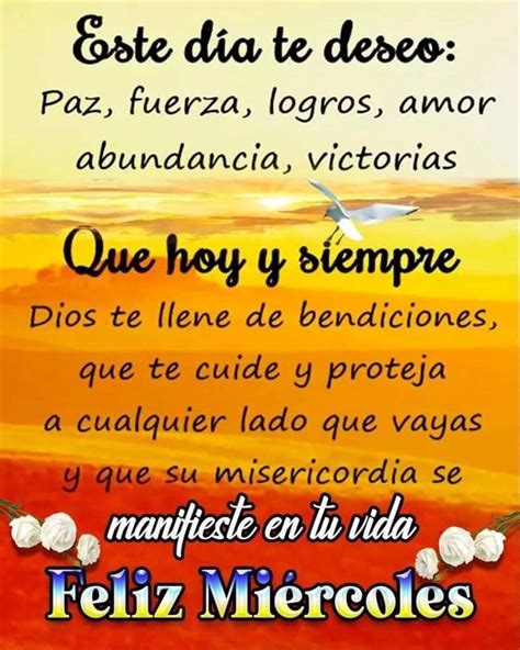 Im Genes De Feliz Mi Rcoles Con Frases Bonitas Portal De Feliz Cumplea Os