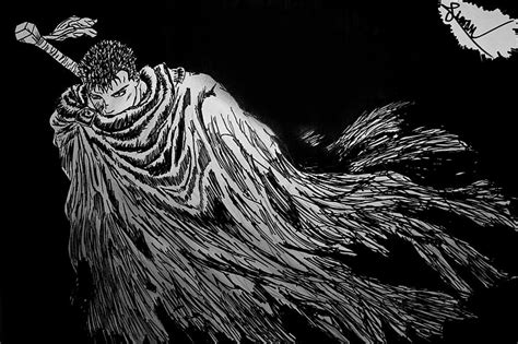 HD Wallpaper Berserk Drawing Guts Manga Wallpaper Flare