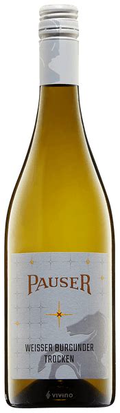 Weingut Pauser Weisser Burgunder Trocken Vivino Brasil