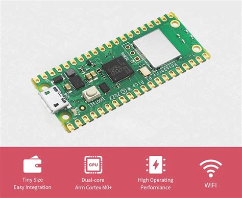 new raspberry pi pico w with wireless wifi rp2040 microcontroller development board optional