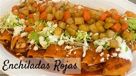Enchiladas Rojas Enchiladas Rojas Con Papa Y Zanahoria Receta