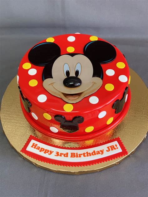 Mickey Mouse Birthday Cake Mickey Mouse Birthday Cake Character