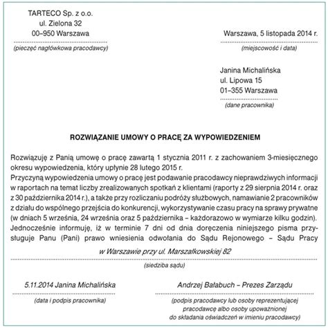 Wypowiedzenie umowy o pracę 5 błędów których można uniknąć