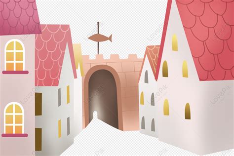 Pueblo De Dibujos Animados PNG Imágenes Gratis Lovepik