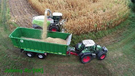 Maishäckseln 2018 Teil 1 mit LU Krumm Claas Jaguar 950 und 10 Reiher