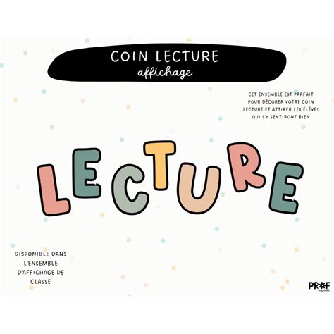 Affichage Coin lecture DOUCEUR D ÉTÉ