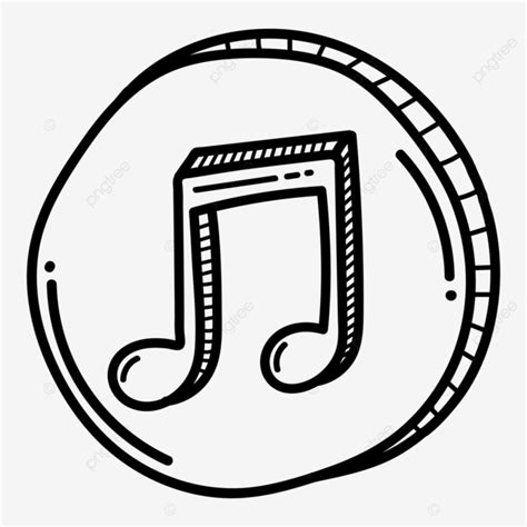 Icono De Notas Musicales Negras PNG Música Nota Icono PNG y Vector
