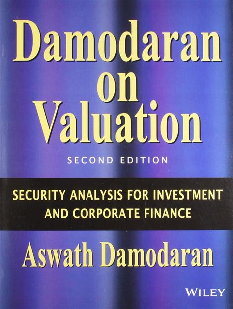 Amazon Damodaran On Valuation 2Nd Ed 9788126518852 Aswath