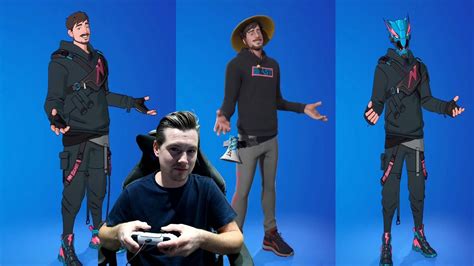 EARLY Look At The MrBeast NEW Fortnite Skins EVERYTHING In The NEW
