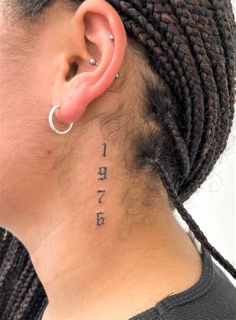 Discover More Than 81 Small Side Neck Tattoos In Cdgdbentre