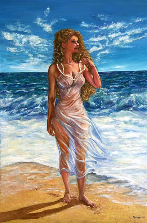 Waves Painting By Yelena Rubin Fine Art America