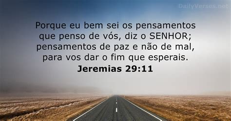 Jeremias 29 11 Versículo da Bíblia DailyVerses net
