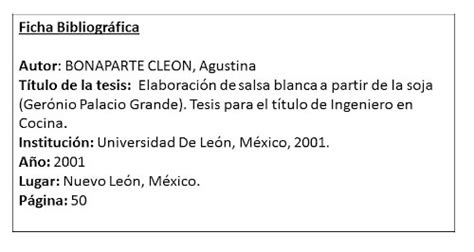 Collection Of Ejemplo De Una Ficha Bibliografica Ejemplo De Fichas