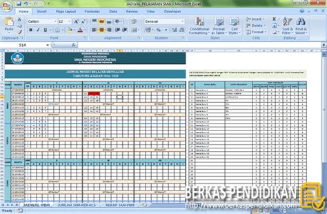 Aplikasi Jadwal Piket Kelas Excel Delinewstv