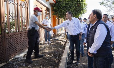 Supervisa Gobernador Obras De Mejoramiento Urbano En La Colonia Tejeda