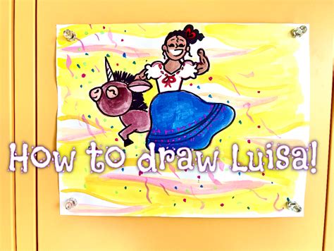 How To Draw Luisa Madrigal From Encanto YouTube In 2022 Drawings