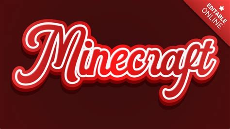 Minecraft Text Effect Generator