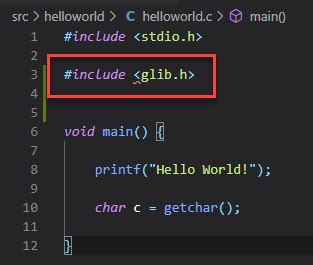 C Fatal Error Glib H No Such File Or Directory When Using Vscode