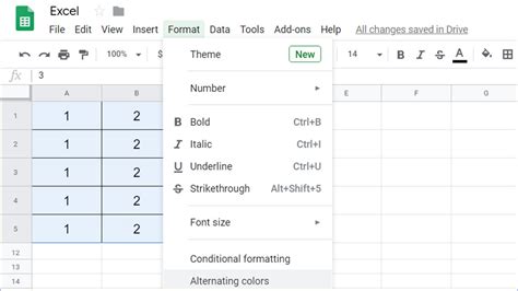 How To Add Alternating Colors For Rows In Google Sheets Excelnotes