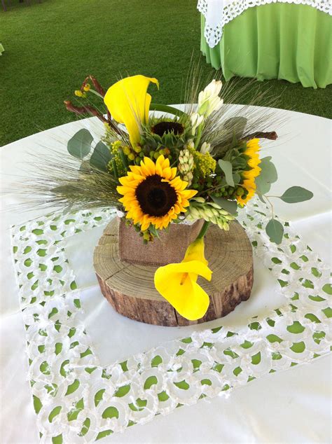 Girasoles Para Centro De Mesa Centros De Mesa Para Boda Mesas De
