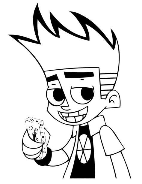 Desenhos Para Imprimir Colorir E Pintar Johnny Test Desenhos Para