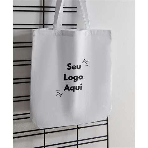 Ecobag personalizada sacola de pano ecológica seu logo para