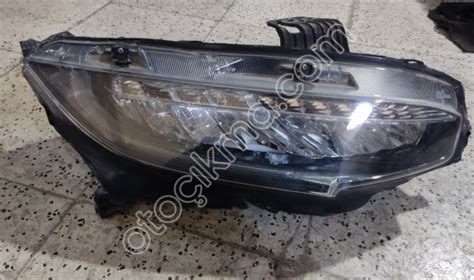 HONDA CİVİC FC5 SAĞ ÖN FAR LEDLİ ÇIKMA PARÇA 2016 2021 Çıkma Yedek