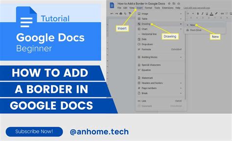 How To Add A Border In Google Docs A Comprehensive Guide