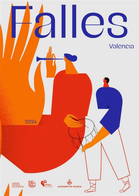 Así es el cartel de Fallas 2024 Cultur Plaza