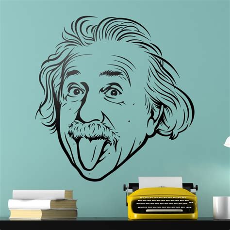 Vinilo Decorativo Albert Einstein TeleAdhesivo