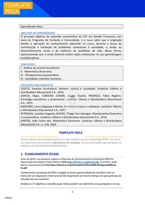 Portf Lio Individual Projeto De Extens O I Gest O Financeira Projeto De