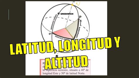 Como Saber La Latitud Longitud Y Altitud De Un Lugar