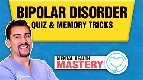 Bipolar Disorder Nursing Overview Mania Memory Tricks Made Easy Youtube