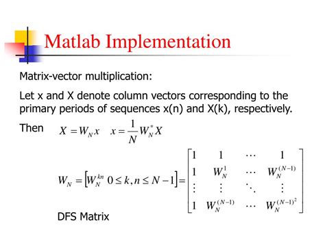 ppt chapter 5 the discrete fourier transform powerpoint presentation id 228597