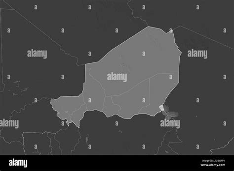 Shape Of Niger Separated By The Desaturation Of Neighboring Areas