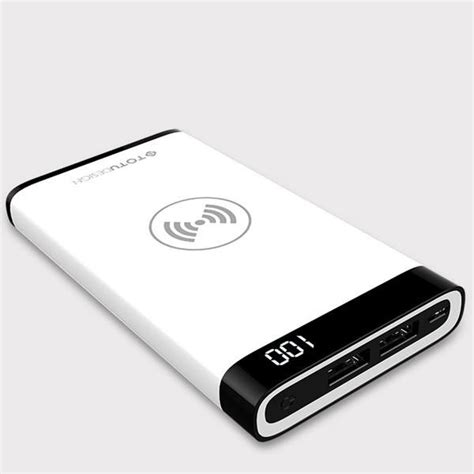 Totu Wire Less Charging Powerbank Abs Body With Digital Display High