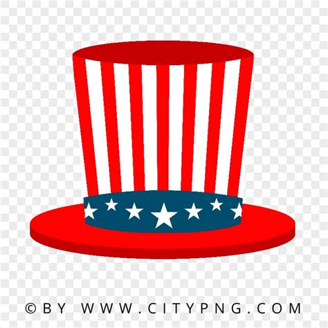 HD Uncle Sam President Hat Transparent Background Citypng