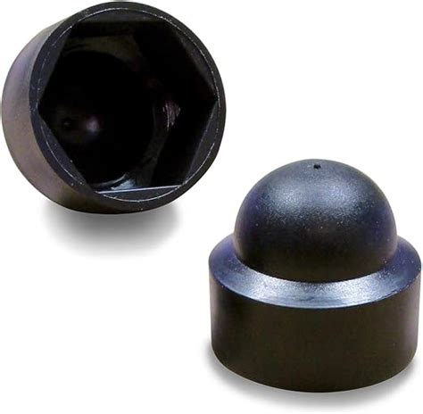 Ajile 20 Pezzi Cappucci Copri Dado 13 Mm Colore Nero FAH113