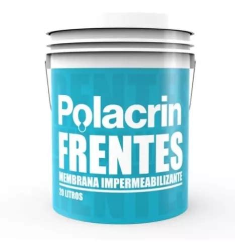 Polacrin Membrana Frentes Y Muros Lts Blanca Envio Gratis