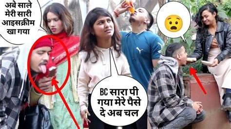 Food Snatching Prank 2024 Khana Chori Prank Karan Kotnala Prank