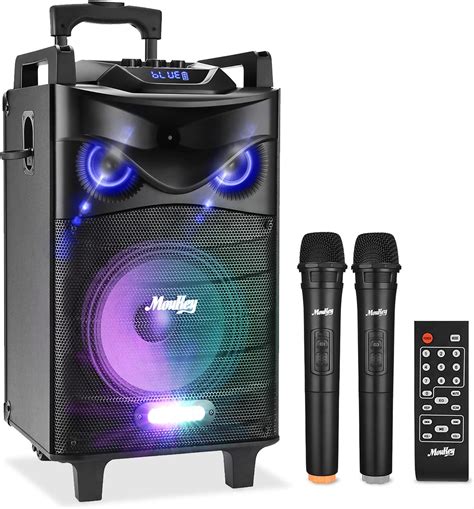 Altavoces De Karaoke Moukey Bluetooth Sistema De Karaoke Potencia Pico